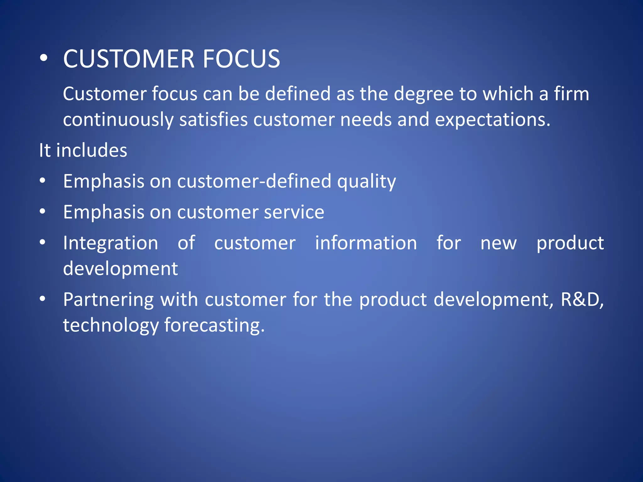 Customer focus | PPTX