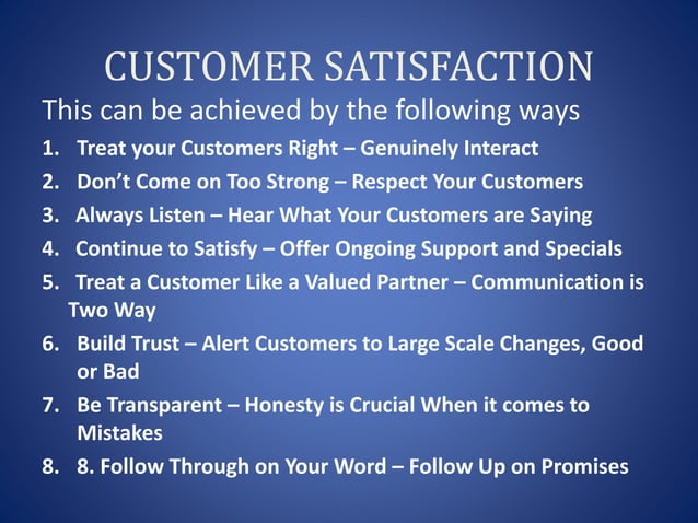 Customer focus | PPTX