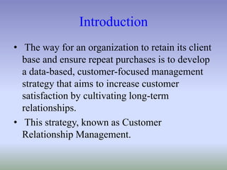 Customer Focus and Relationship Management | PPTX
