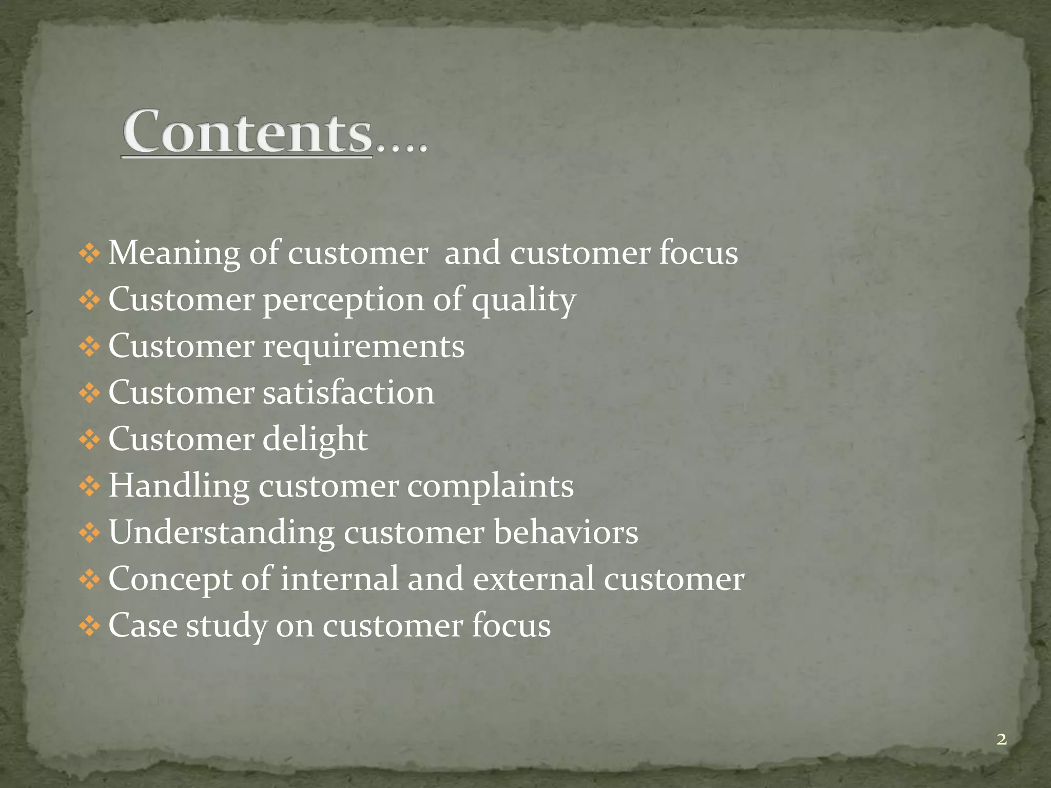 Customer focus seminar final ppts | PPTX | Consumer Issues | Business