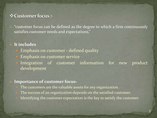 Customer focus seminar final ppts | PPTX