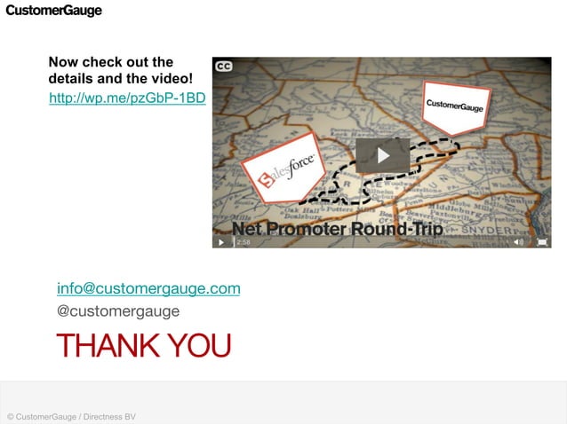 SalesForce.com Net Promoter Integration with CustomerGauge "Round ...