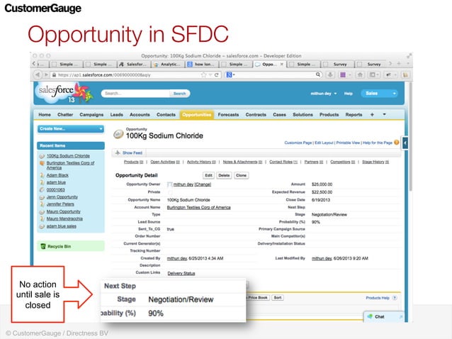 SalesForce.com Net Promoter Integration with CustomerGauge "Round ...