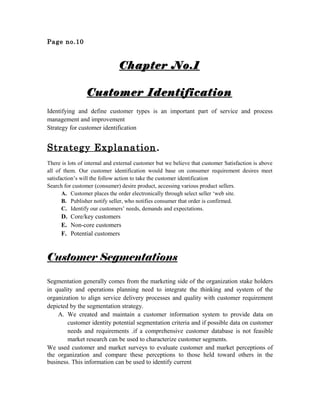 Customer identification | DOC
