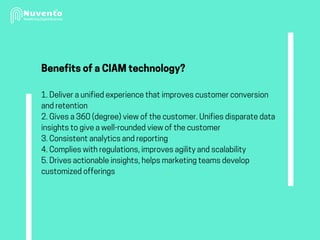 Customer identity and access management (ciam) | PDF