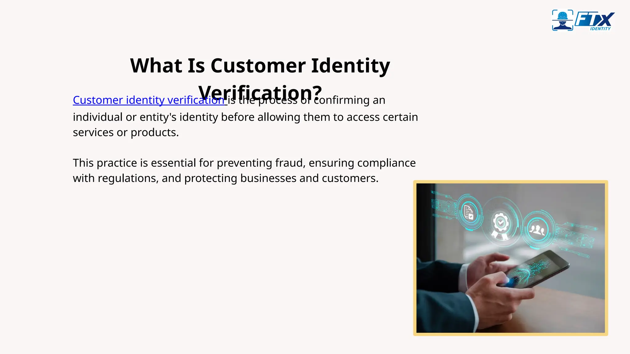 Customer Identity Verification: Everything You Should Know | PPTX