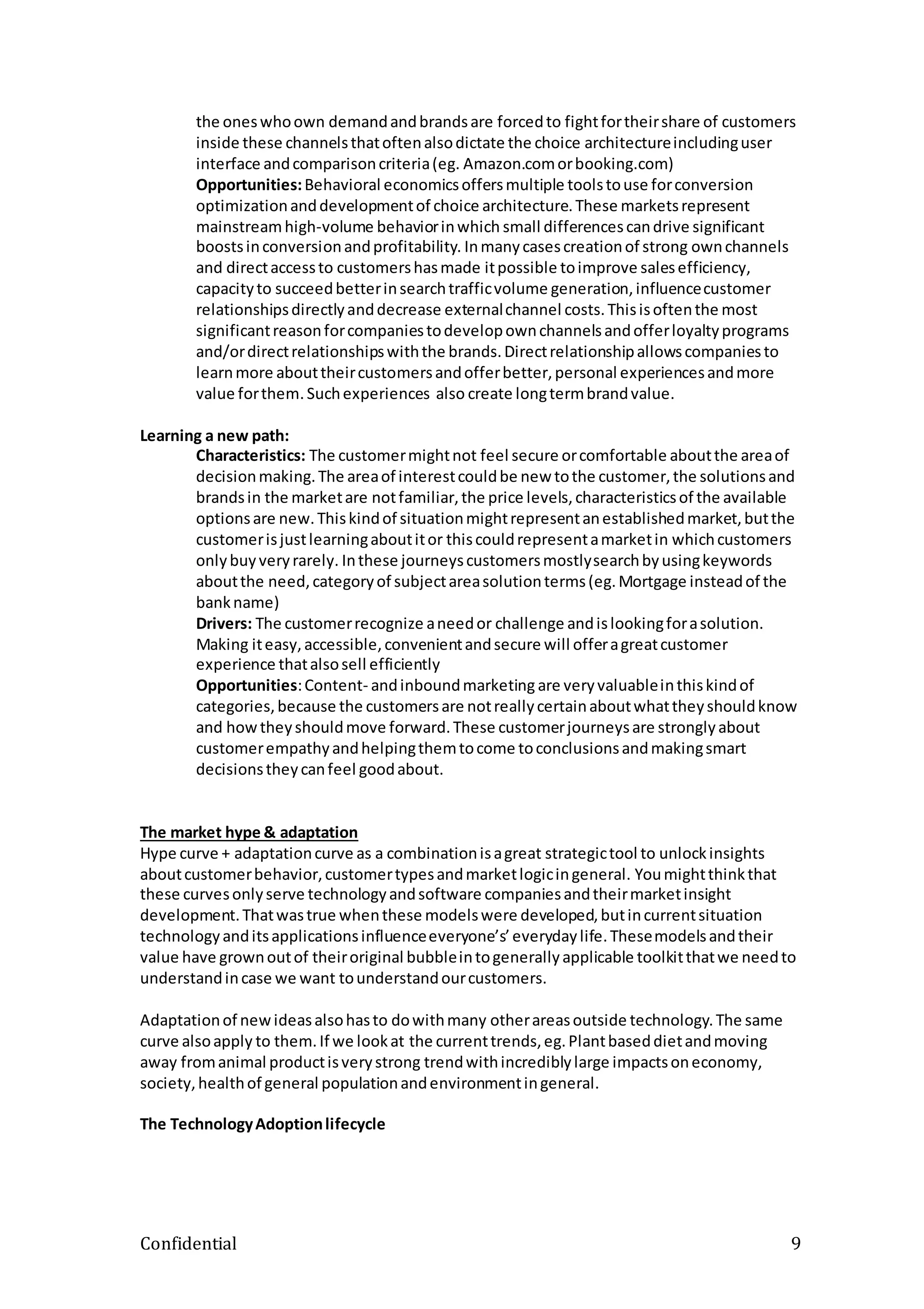 Customer insight framework working paper | DOCX