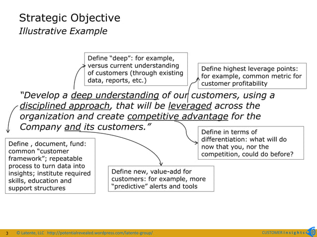 Developing a Customer Insights Strategy | PPT