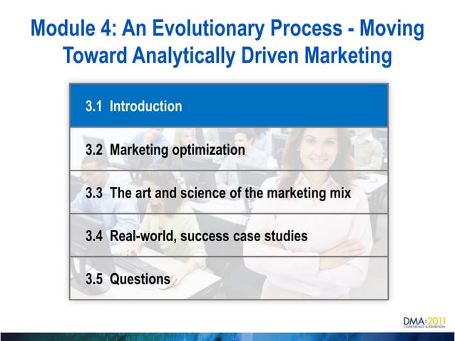 Customer Intelligence & Analytics - Part IV: An Evolutionary Process: Moving Toward Analytically ...