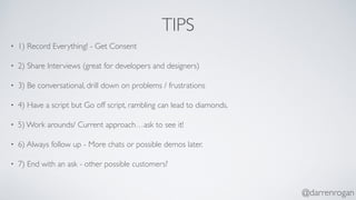 Customer Discovery Interviews