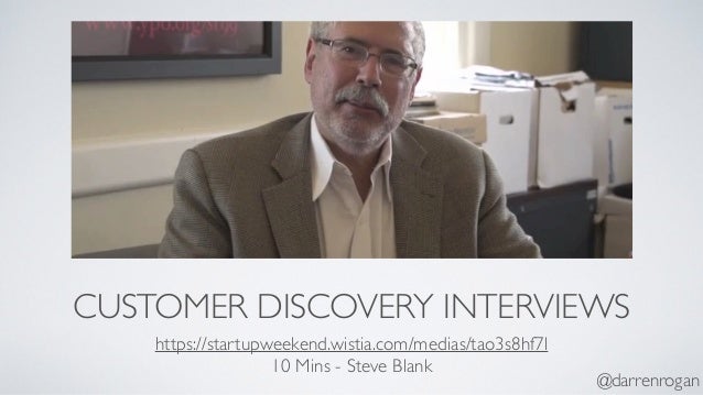 Customer Discovery Interviews