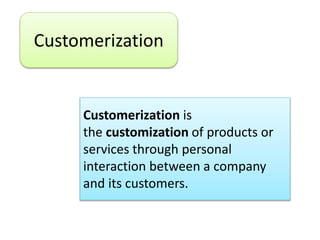 Customerization maruti suzuki | PPT