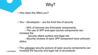 Open DevSecOps 2019 - Securing the Software Supply Chain - Sonatype | PPT