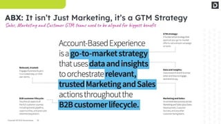 Customer Lab - ABX for Sales 101 | PPTX | Sales | Business