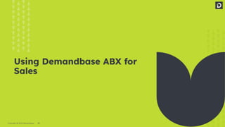 Customer Lab - ABX for Sales 101 | PPT