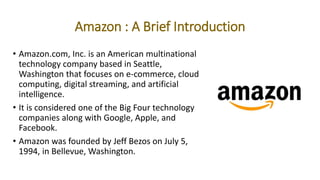 Customer life cycle - Amazon | PPT