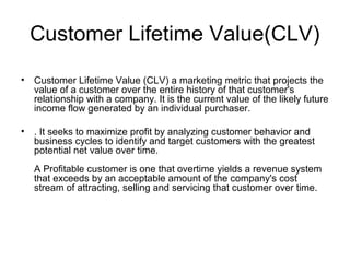 Customer lifetime value ppttt | PPT