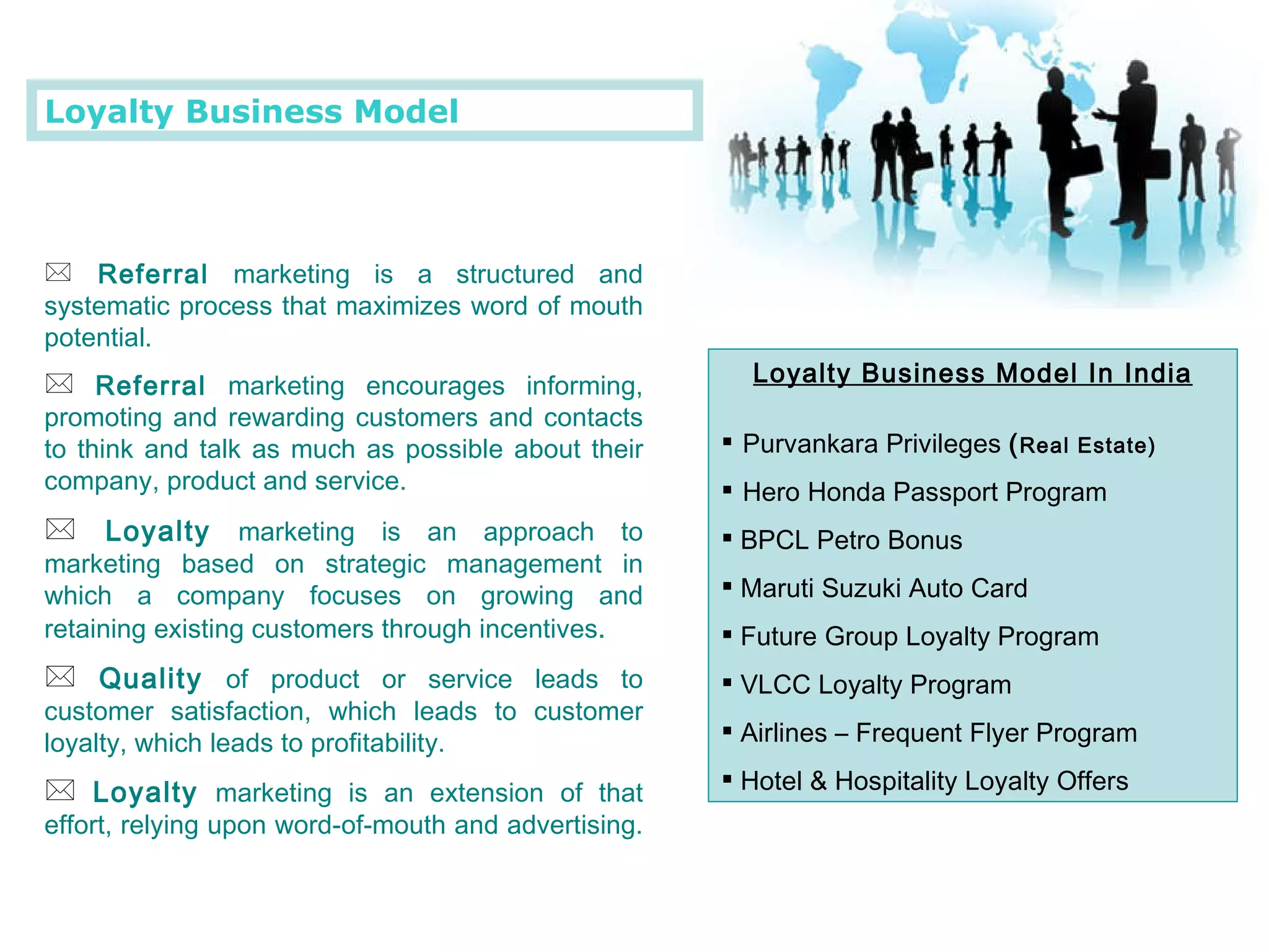 Real Estate Customer Loyalty Business Model | PPT