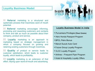 Real Estate Customer Loyalty Business Model | PPT
