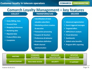 Customer loyalty in telecom operators comarch | PPTX