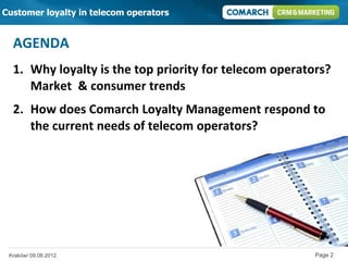 Customer loyalty in telecom operators comarch | PPT