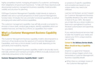 Customer Management Business Capability Model | PPT