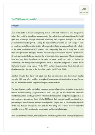 Customer Marketing Assignment: Aldi Supermarkets | PDF