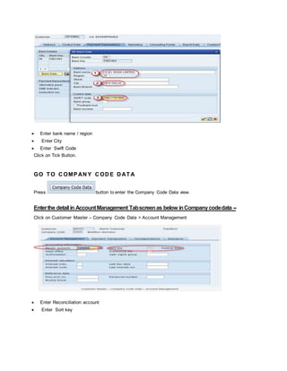 Customer master Data | DOCX