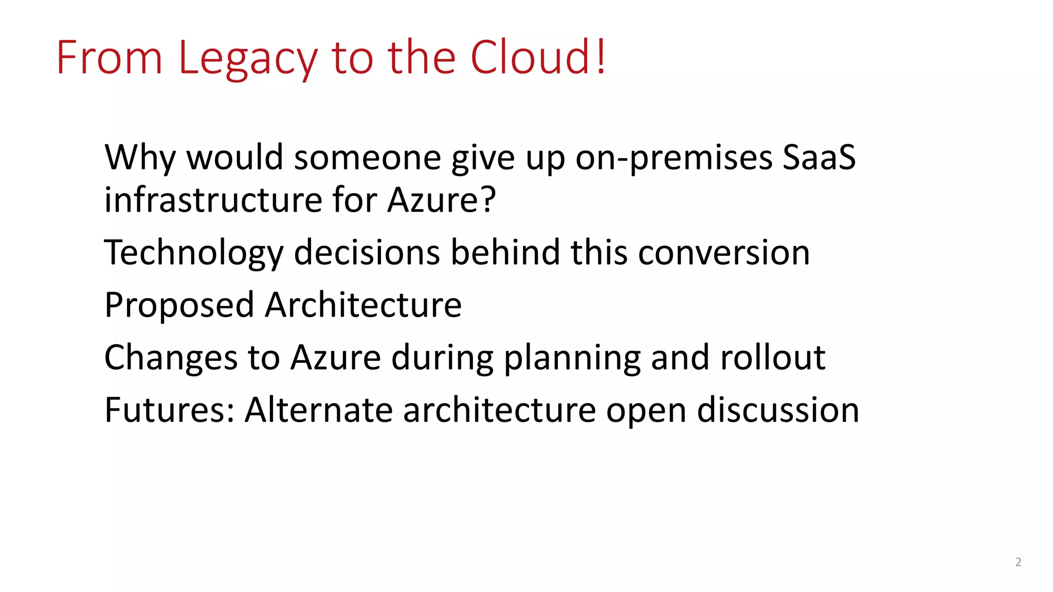 Customer Migration To Azure Sql Database From On Premises Sql For A 6740