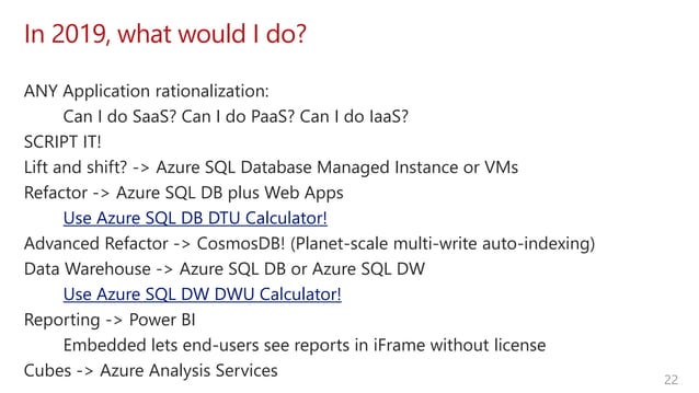 Customer migration to azure sql database from on-premises SQL, for a ...