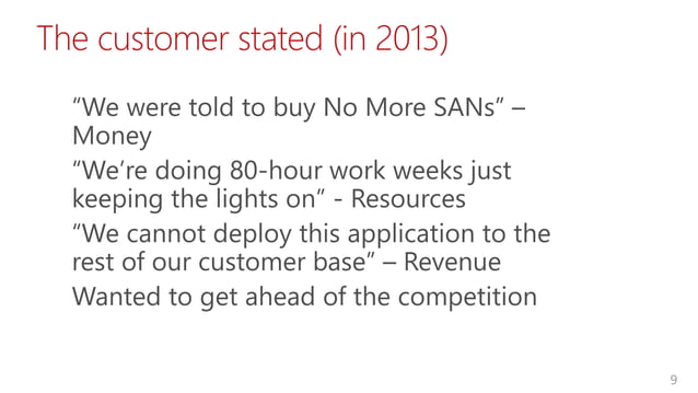 Customer migration to azure sql database from on-premises SQL, for a SaaS application. | PPT