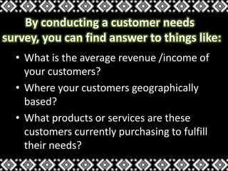 Customer Needs Assessment | PPTX