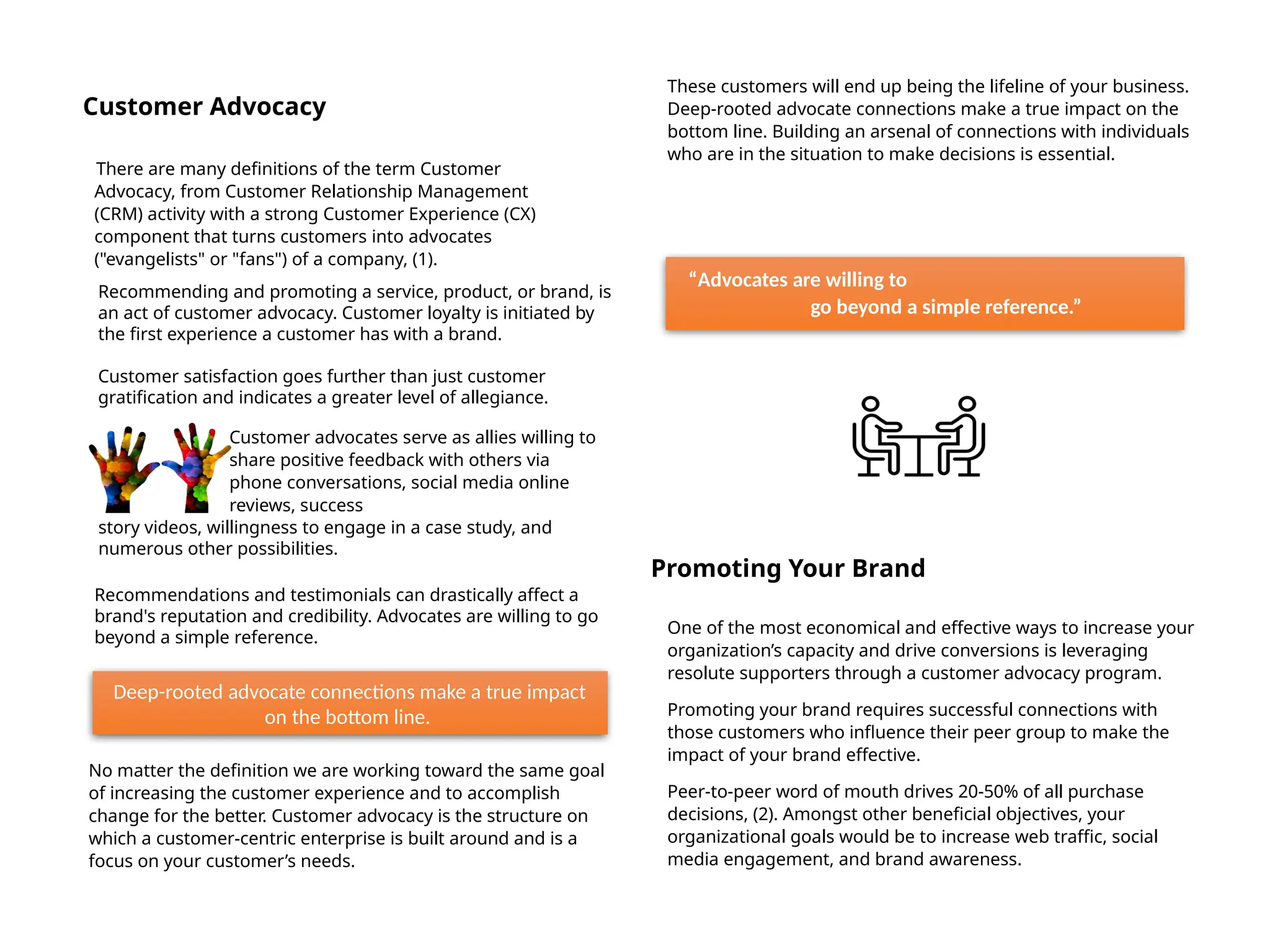 Customer Obsessed = Customer Advocacy | PPTX