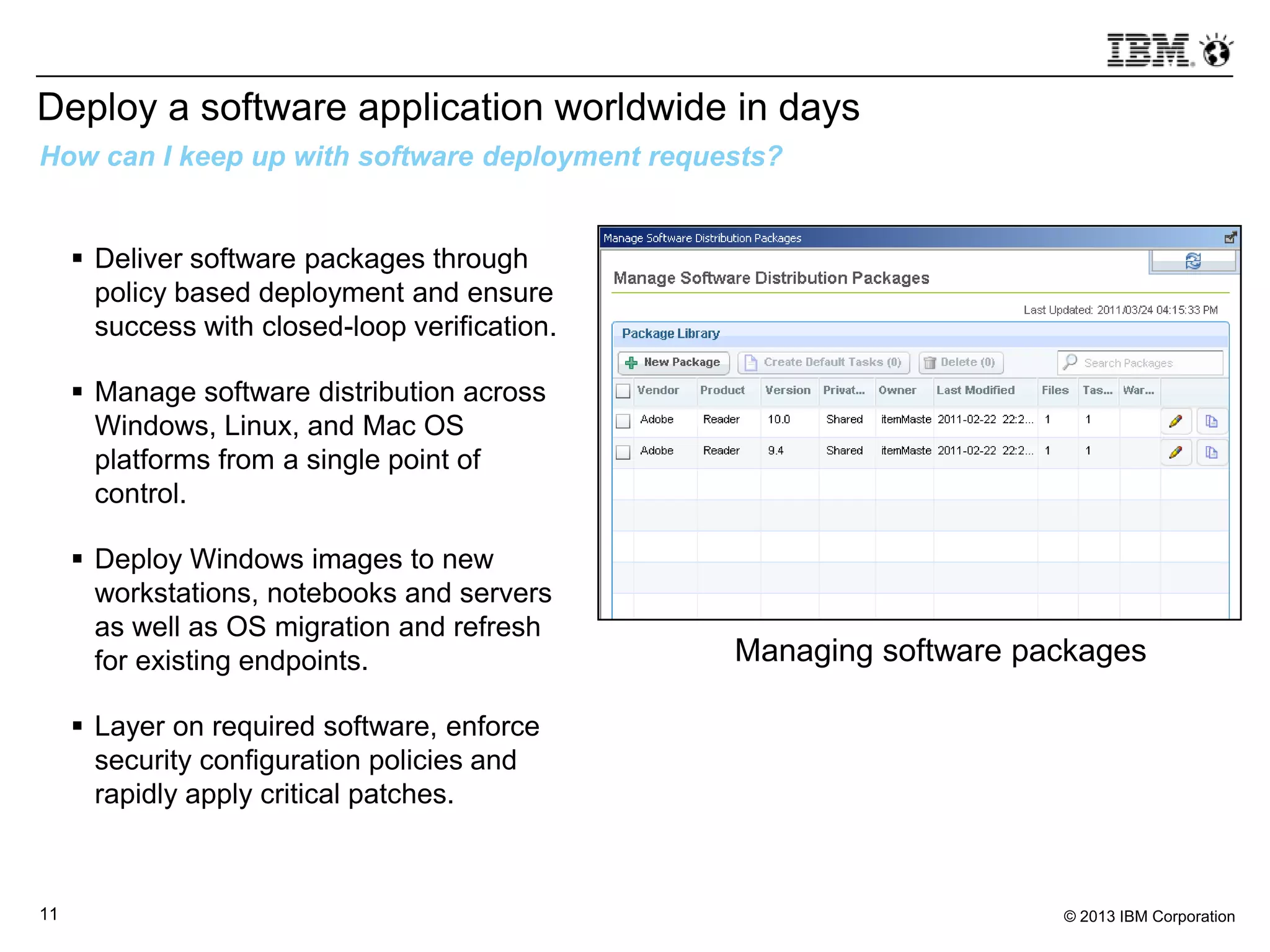 IBM Endpoint Manager for Lifecycle Management (Overview) | PPTX