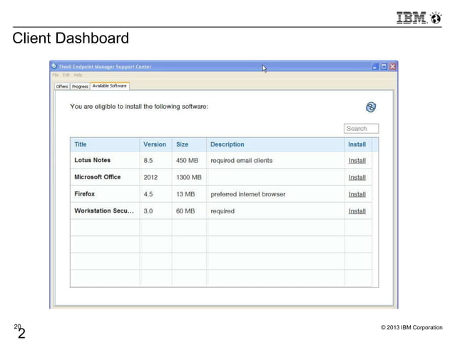 IBM Endpoint Manager for Lifecycle Management (Overview) | PPTX