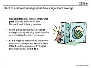 IBM Endpoint Manager for Lifecycle Management (Overview) | PPTX