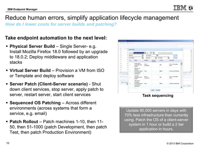 IBM Endpoint Manager for Server Automation (Overview) | PPT