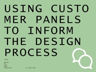 Customer panels | PPTX