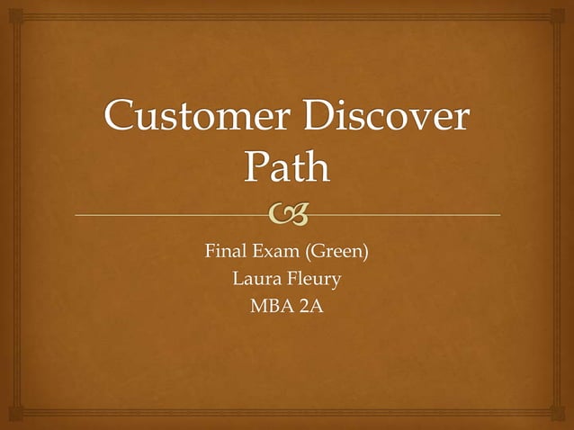 Customer path | PPT