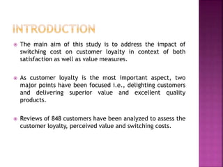 Customer perceived value, satisfaction, and loyalty | PPT