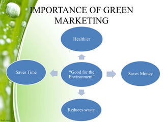 Customer perception on green marketing | PPT