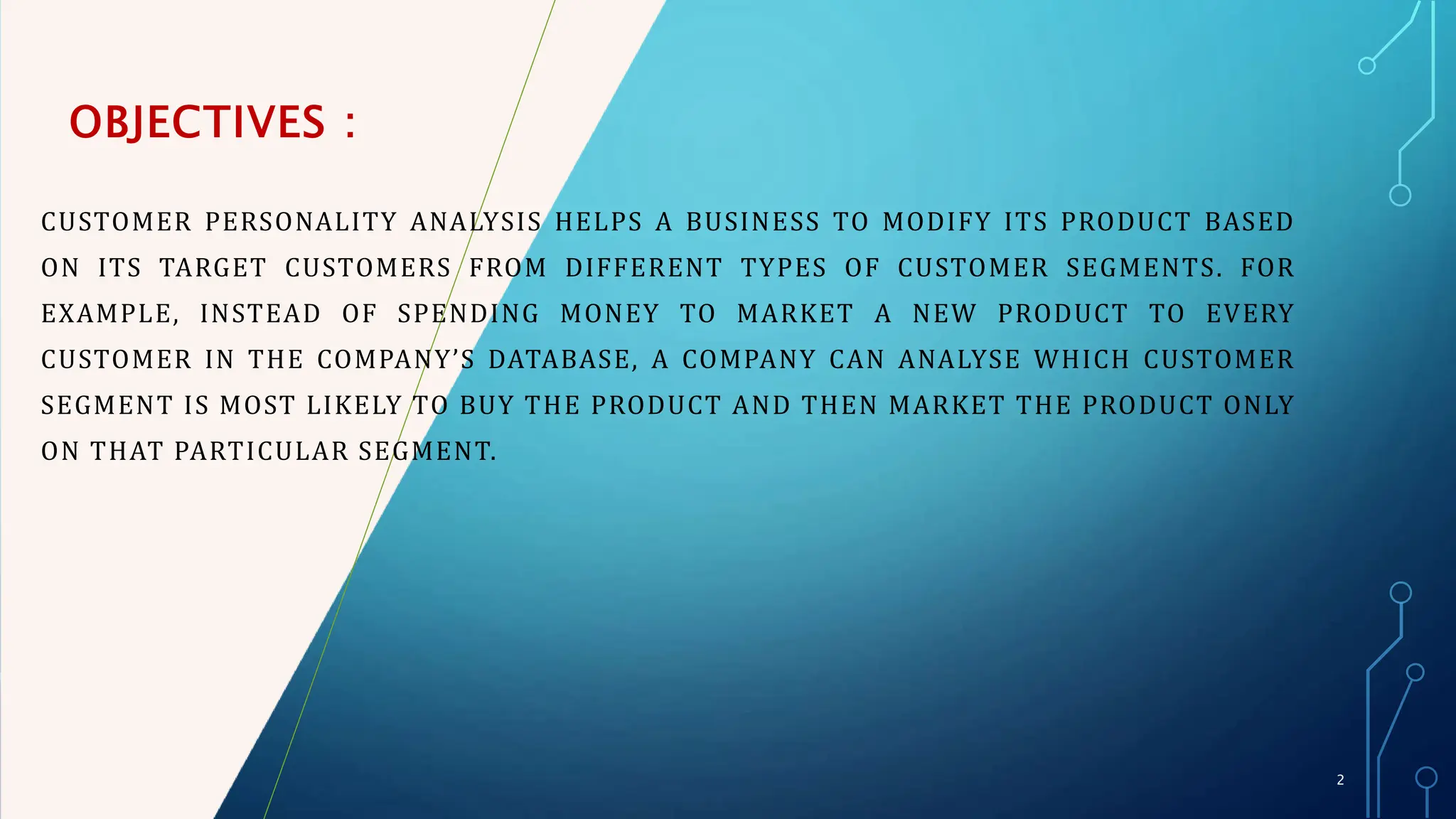 customer personality analysisjjjjjjjjjjj.pptx | Databases | Computer ...