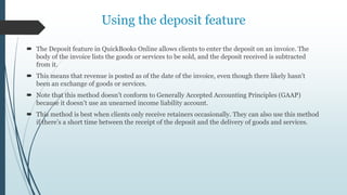 CUSTOMER PREPAYMENTS AND DEPOSITS IN QUICKBOOKS ONLINE.pptx