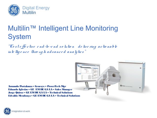 Multilin™ Intelligent Line Monitoring System | PPT