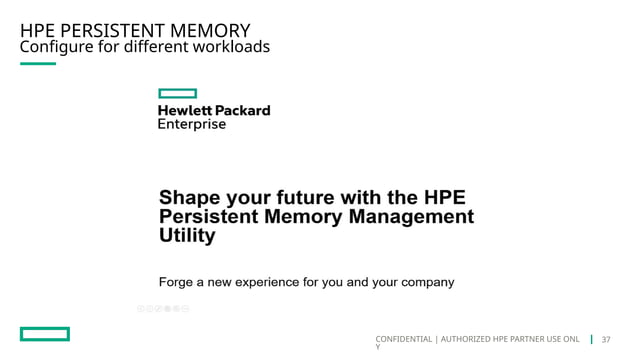 Customer Presentation - HPE Persistent Memory Portfolio.PPTX