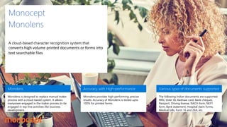 Monolens: Cloud-based printed character recognition system | PPT