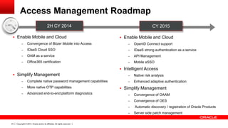Oracle Access Management - Customer presentation | PPTX