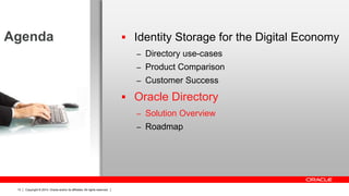 Oracle Directory Services - Customer Presentation | PPT