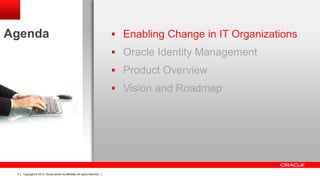 Overview of Oracle Identity Management - Customer Presentation | PPTX