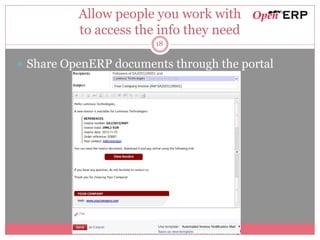 OpenERP 7 - New Features | PDF